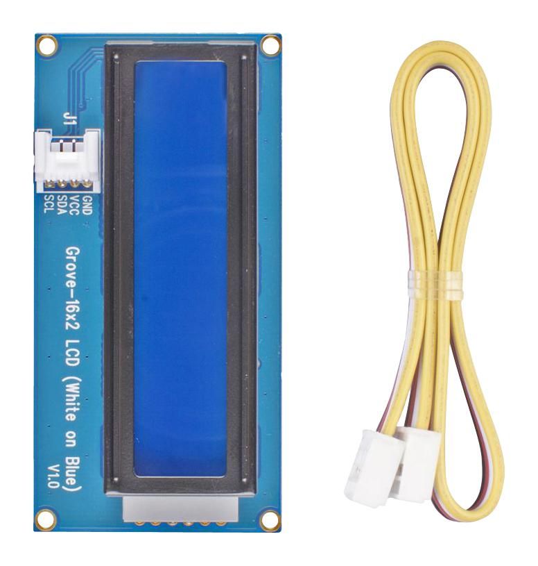 Seeed Studio (104020111) LCD Board, Cable, 16x2, White on Blue, Arduino ...