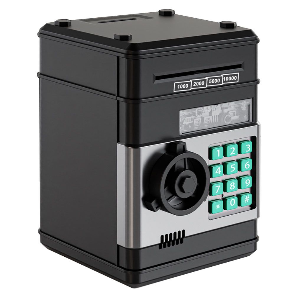 Electronic Piggy Bank, ATM Coin Bank Money Saving Box with Password ...
