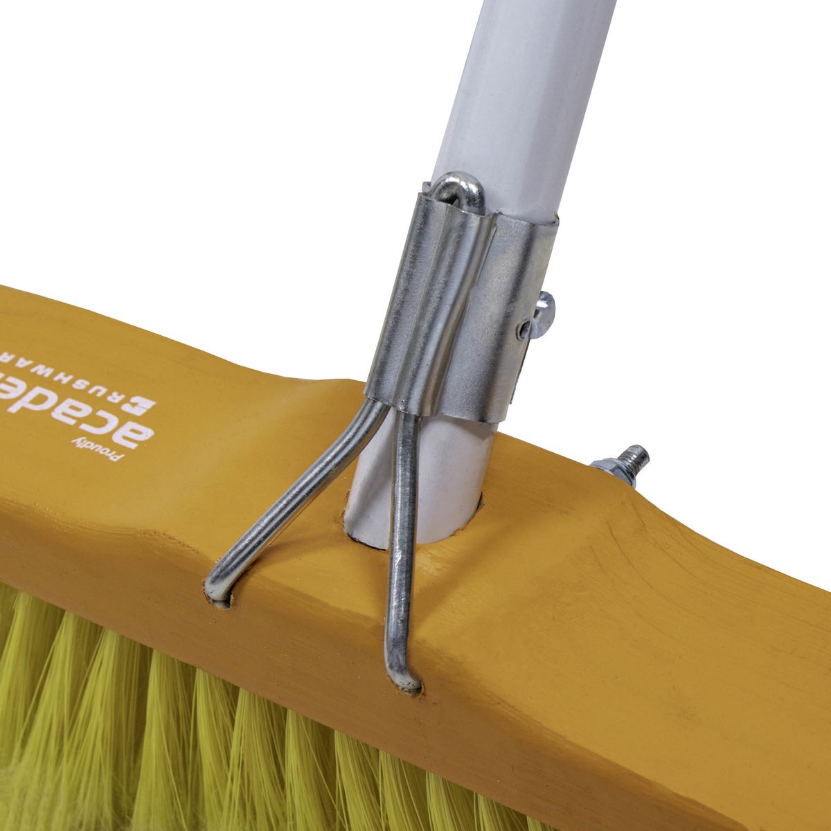 Academy Brushware Soft broom wood - metal powder coated handle asstd ...