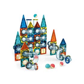Magnetic Building Block Game set Colorful Magnetic Slide Building Toys ...