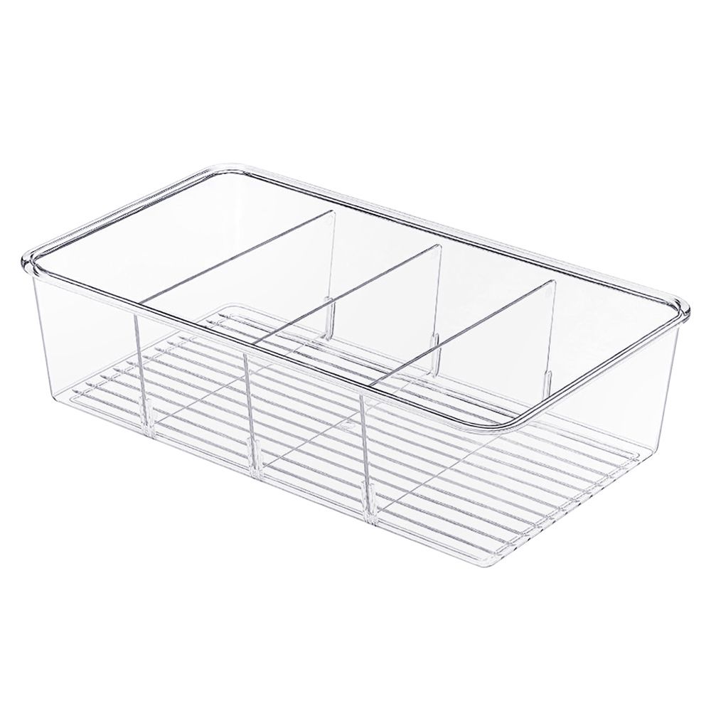 Pantry And Refridgerator Organizers And Storage Bins With Removable