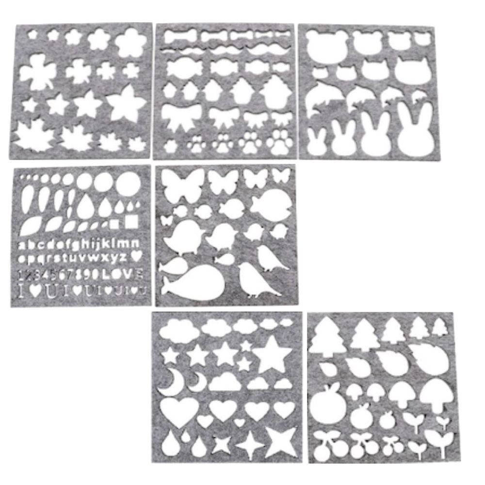 Craft Felt Mold DIY Handmade Needlework Stencils -7 Pcs | Shop Today ...