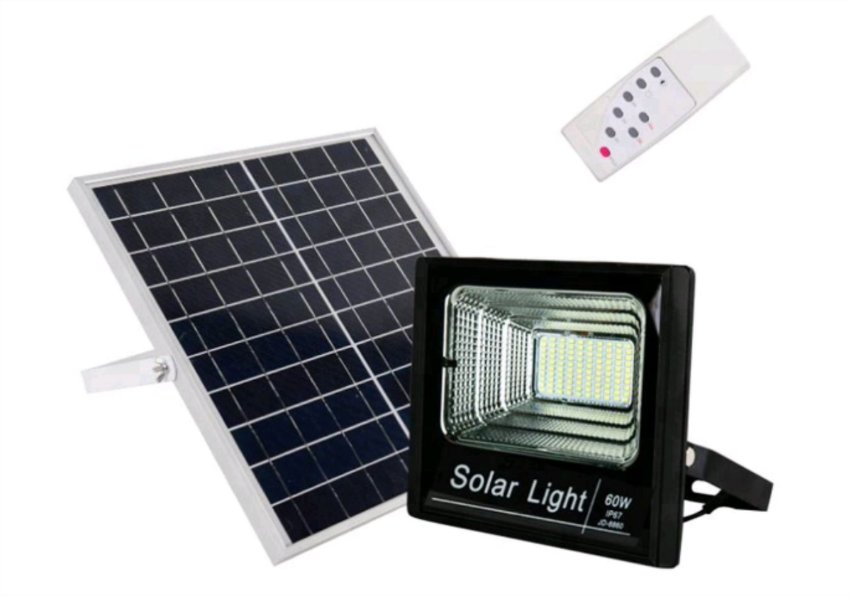 60W SMD Solar LED Flood Light - Black | Shop Today. Get it Tomorrow ...