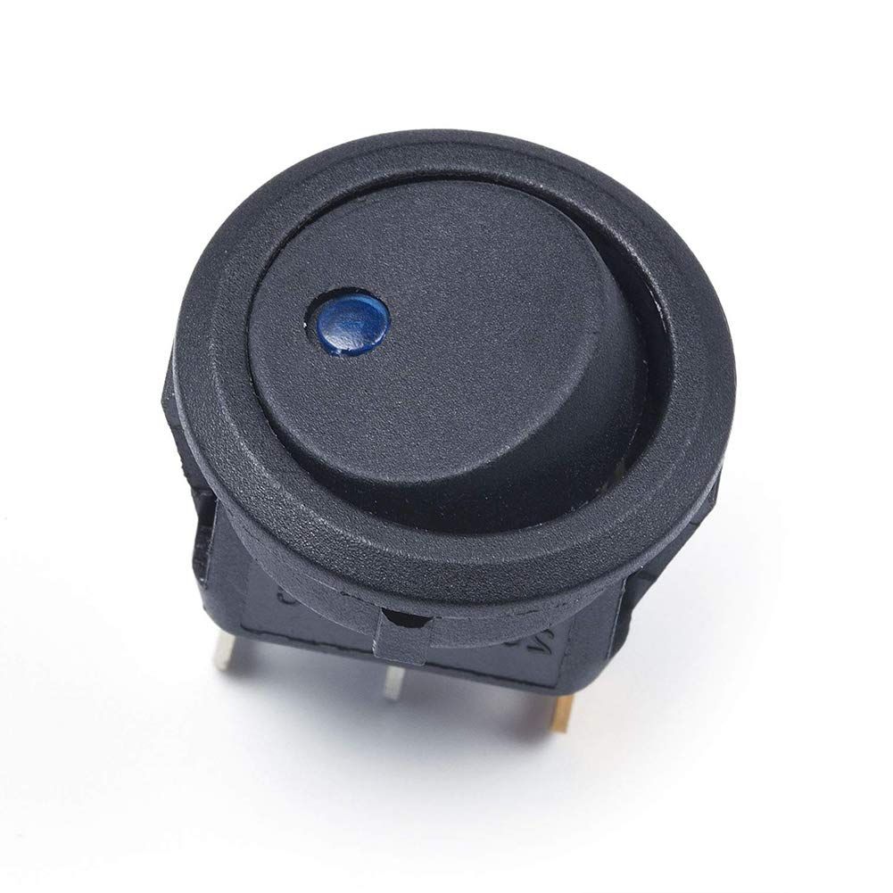 Small Rocker Switch 12V 20A - Blue LED | Shop Today. Get it Tomorrow ...