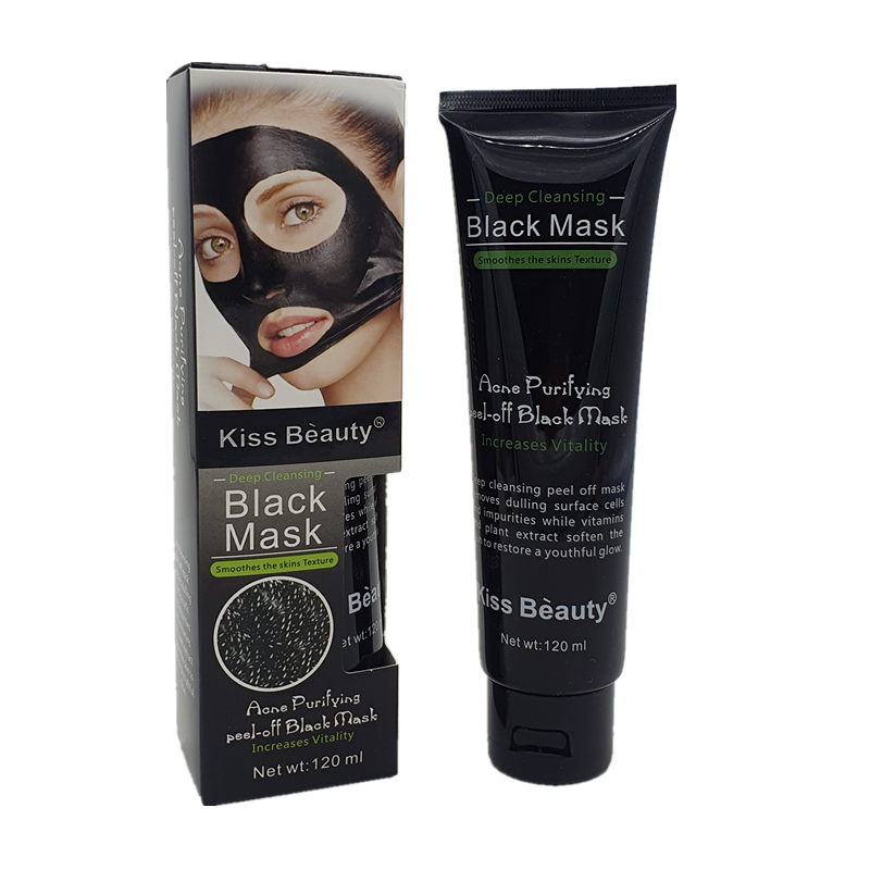 Blackhead Deep Cleansing Black Mask - Black Peel Off Mask - 120ml ...