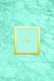 Cleo: Custom dot grid diary for girls - Cute personalised gold and ...