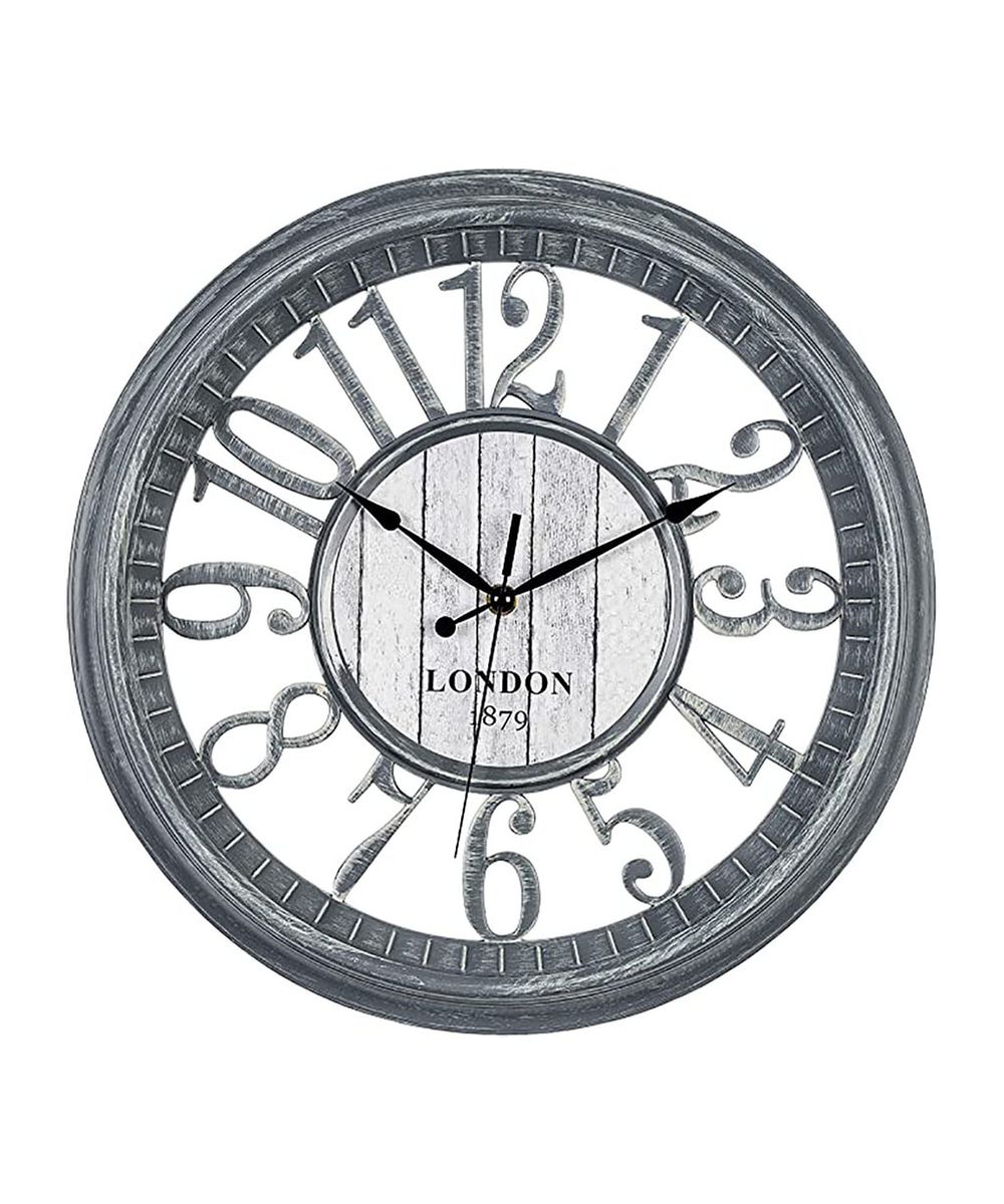 Large Grey Wall Clock - London 1879 | Shop Today. Get it Tomorrow ...