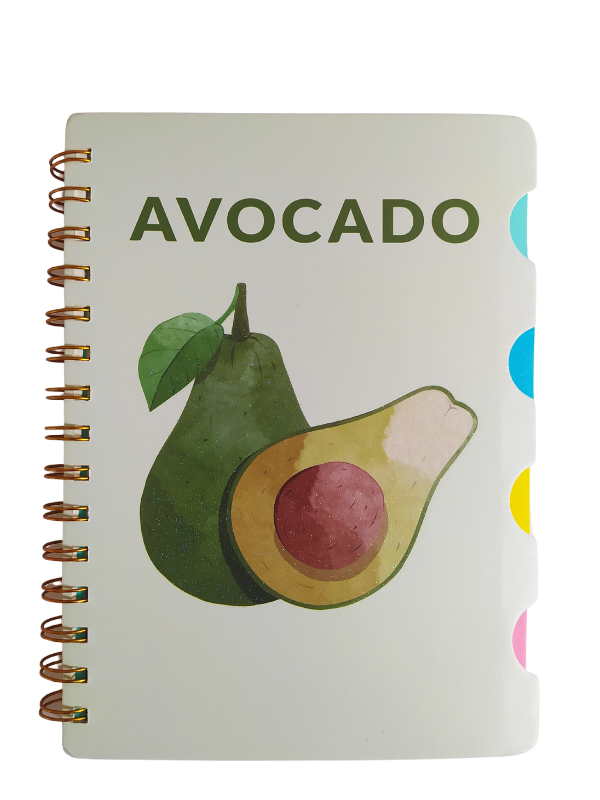 Avocado Diary Notebook withTabs - A5 - Green | Shop Today. Get it ...