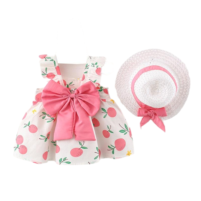 Sweet Cherry Princess Toddler Sundress & Hat Set | Shop Today. Get it ...