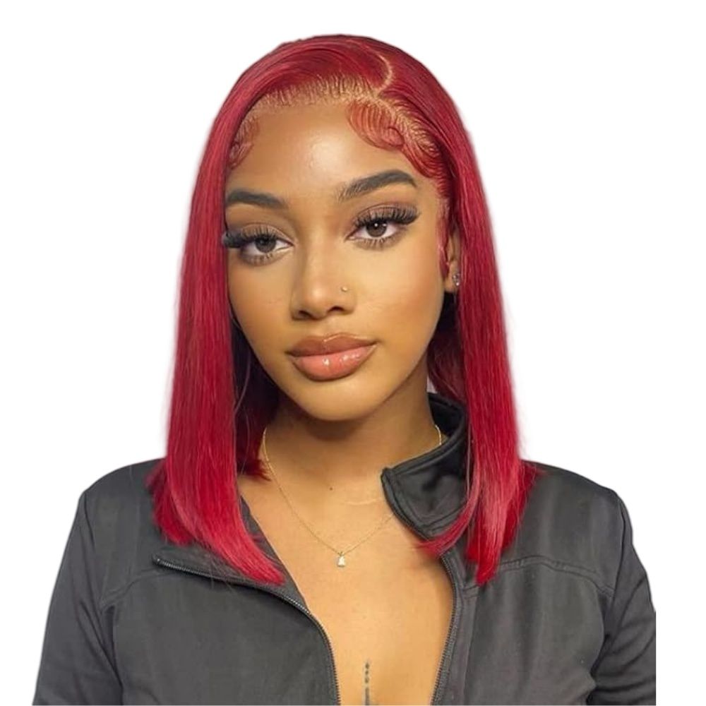 VSP 14 Inch Wear & Go 99J Burgundy 13x4 Lace Front Wig Brazilian Human ...