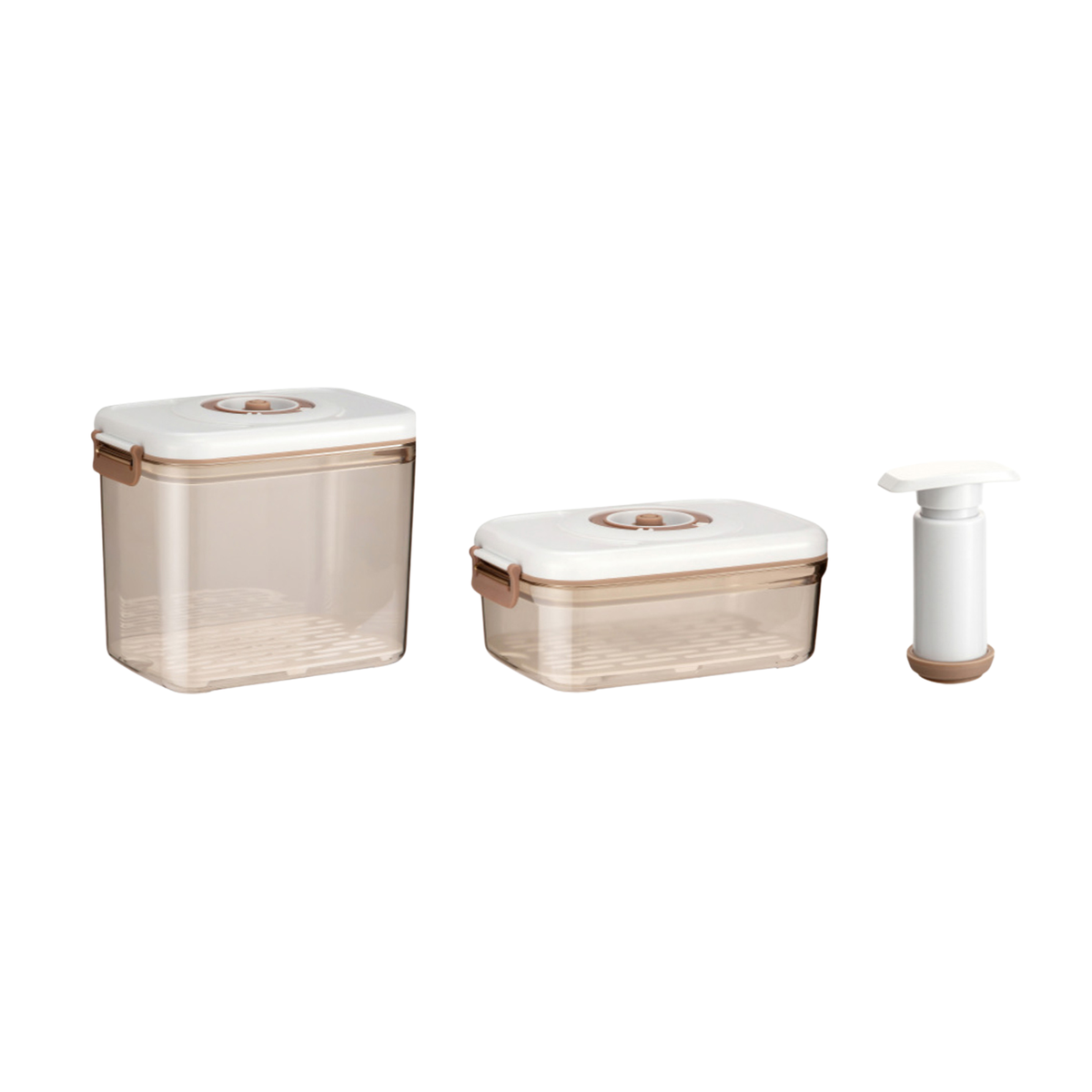 VacuFresh Duo-Pack: Premium Vacuum-Sealed Food Preservation Containers ...
