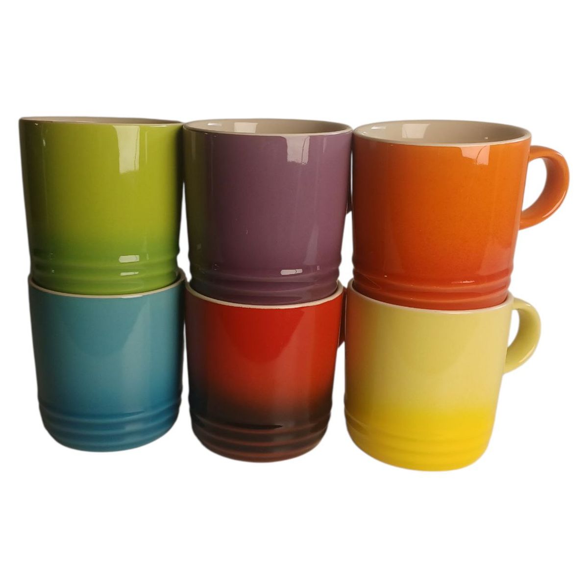 Set of 6 Colourful Mugs - 350ml (Rainbow) | Shop Today. Get it Tomorrow ...