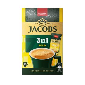 Jacobs 3in1 Mild Instant Mixed Coffee - Box of 20 Sachets | Shop Today ...