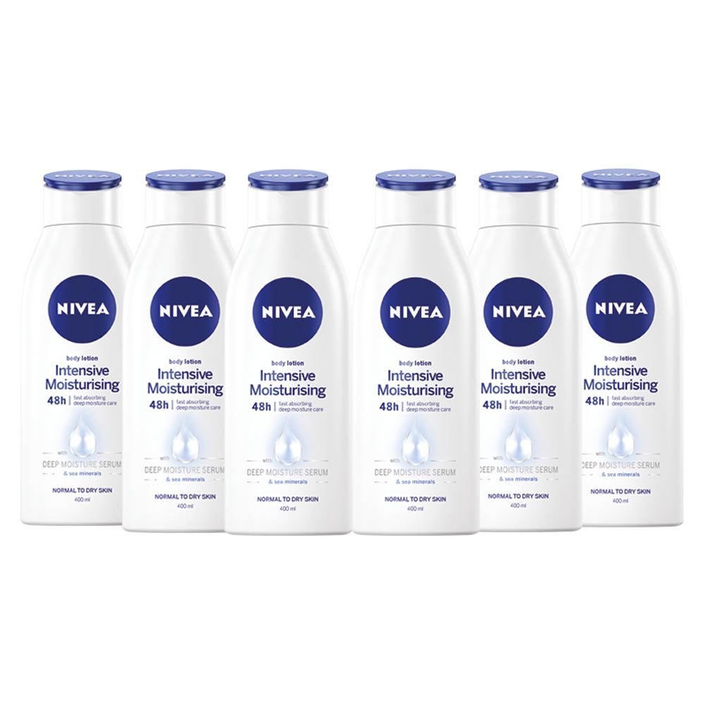 NIVEA Intensive Moisturising Body Lotion with Deep Moisture Serum ...