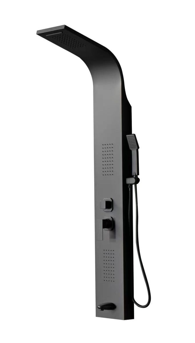 Matte Black 5 Functions Shower Column/Panel - 5501 Black | Shop Today ...