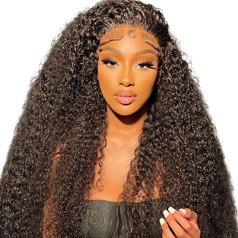 VSP Long Curly Wigs-Brazilian Loose Curly 13x4 Lace Front Glueless Wig ...