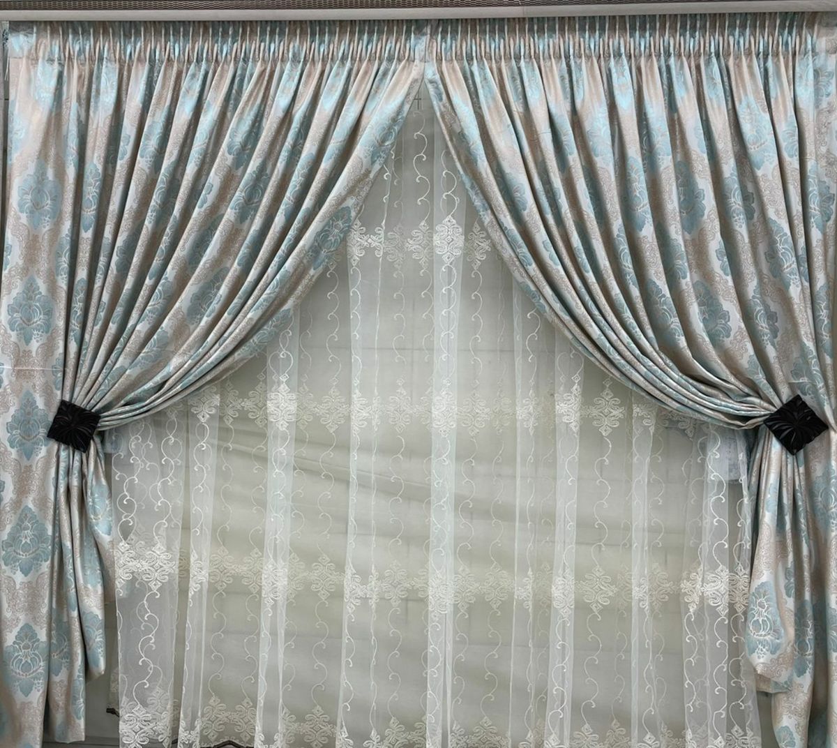 Curtain Set 5m 5m Embroidered Voile Shop Today Get It Tomorrow