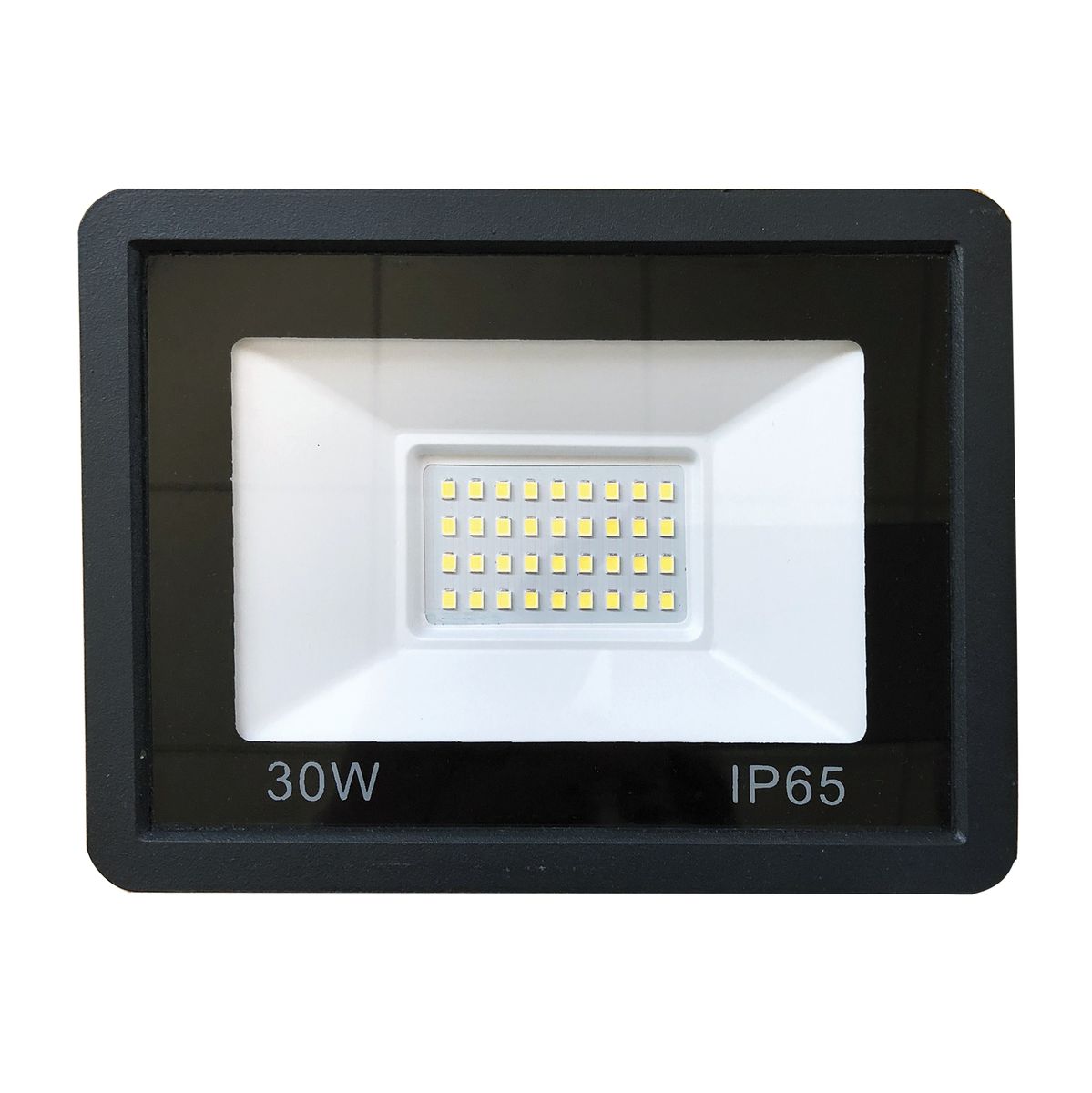 Bright Star Lighting 30W Wall Mount LED Flood Light - Black, 6000K ...