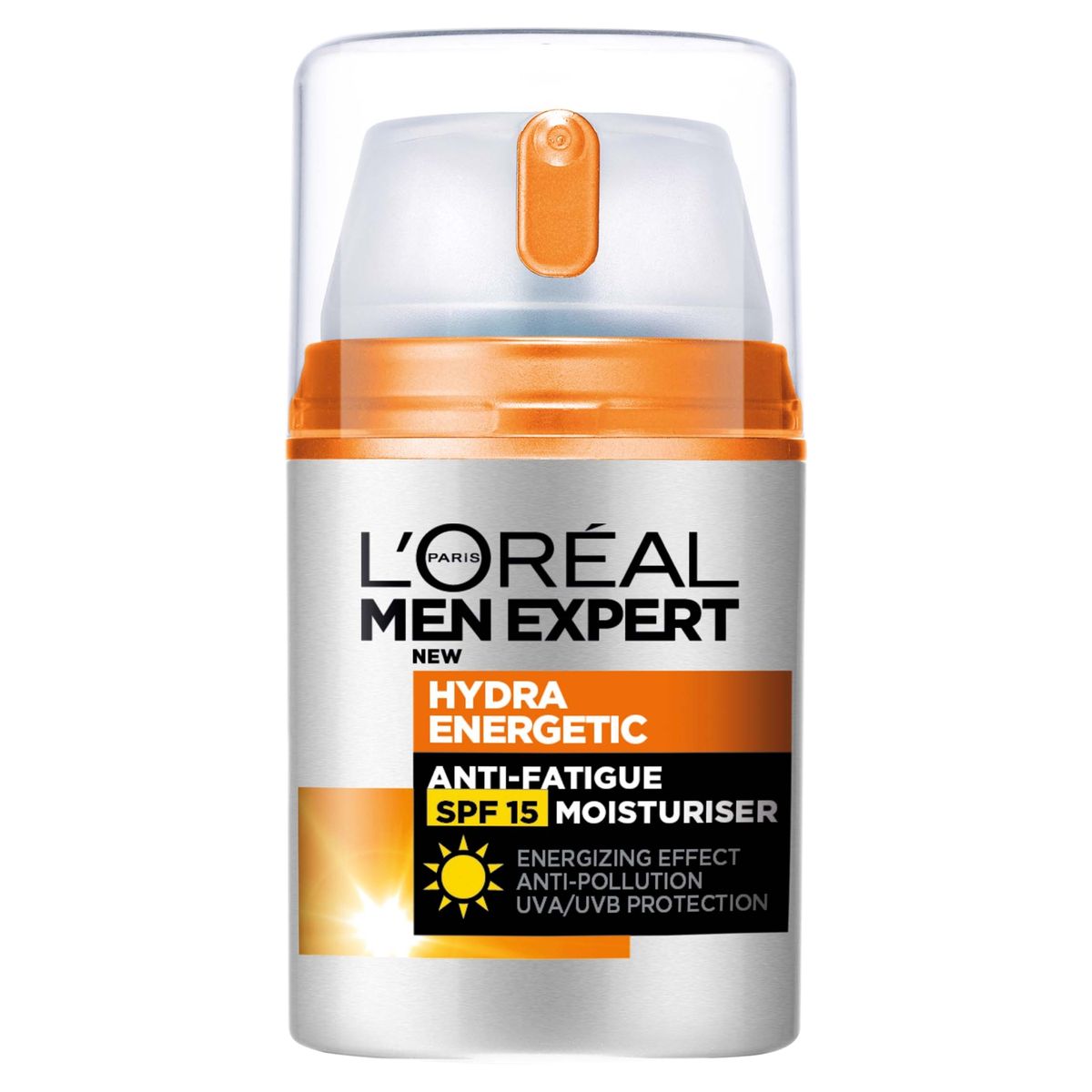 LOreal Men Expert Hydra Energetic Anti-Fatigue SPF 15 Moisturiser 50ml ...