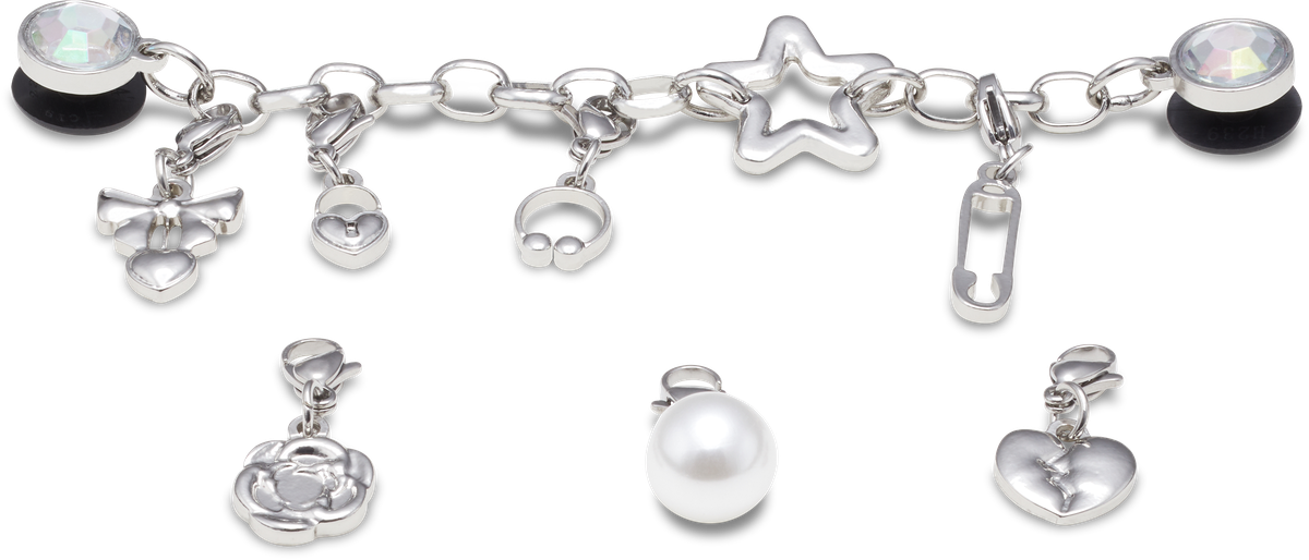Crocs - Unisex Removable Punk Silver Charm Chain Jibbitz | Shop Today ...