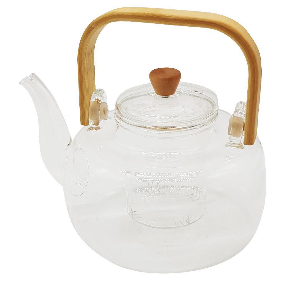 Medium Glass Tea Pot Infuser & Coffee Pot - 1200ml | Shop Today. Get it ...