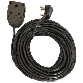 20m Extension Cord Heavy Duty - Black | Shop Today. Get it Tomorrow ...