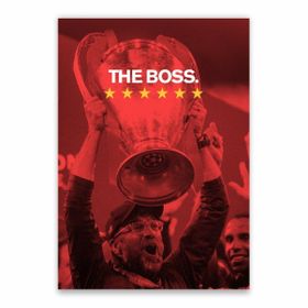 Jurgen Klopp The Boss Poster - A1 | Shop Today. Get it Tomorrow ...
