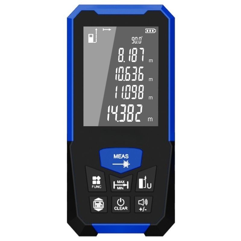 High Precision Laser Distance Meter 50m Digital Area Volume Rangefinder ...