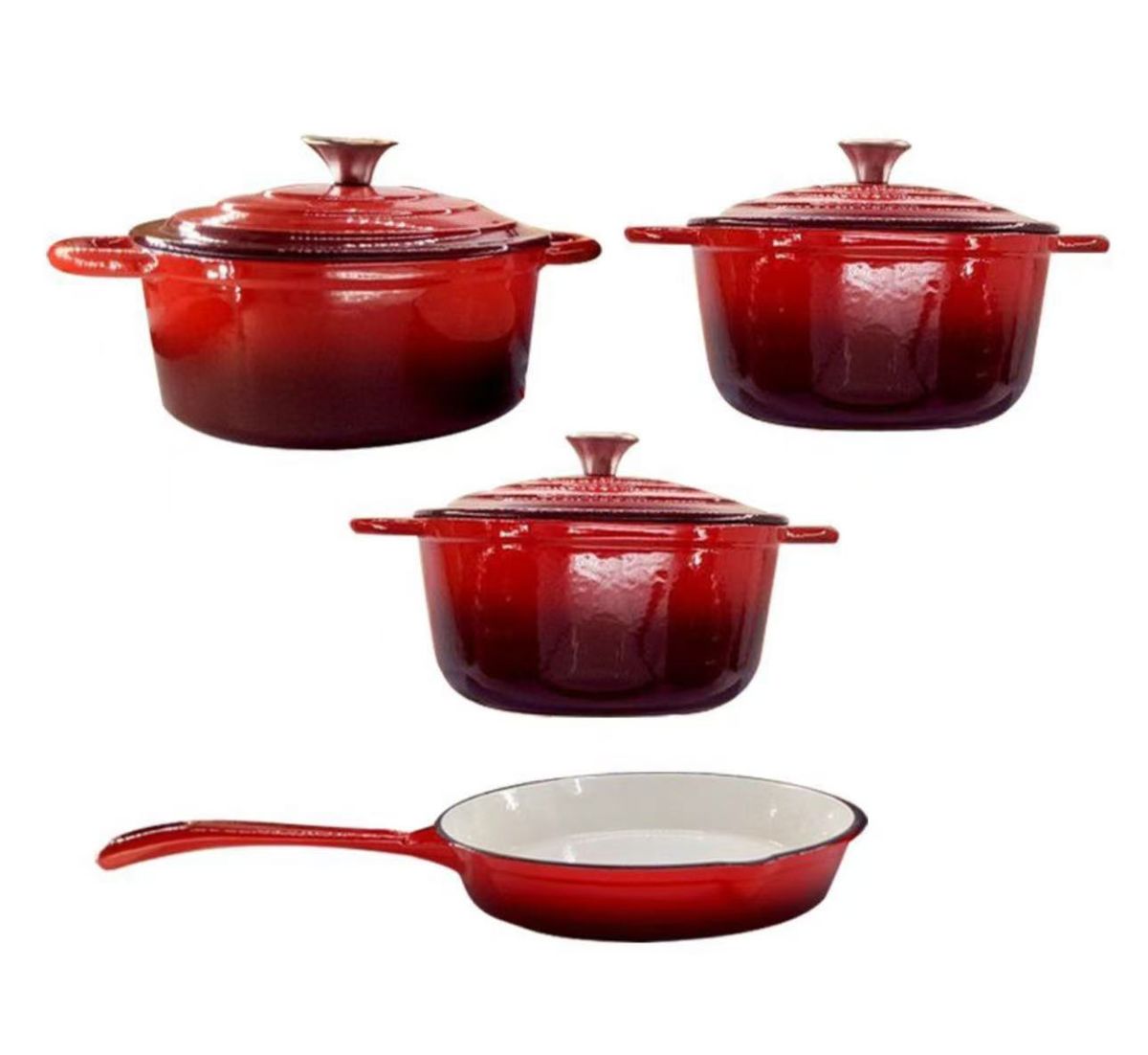High Quality Cast Iron 7-piece Cookware Set | Shop Today. Get it ...