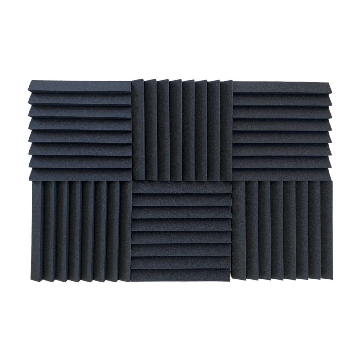 Hush Echo - Slope Wedge Acoustic Foam Panels - 6 Pack | Shop Today. Get ...