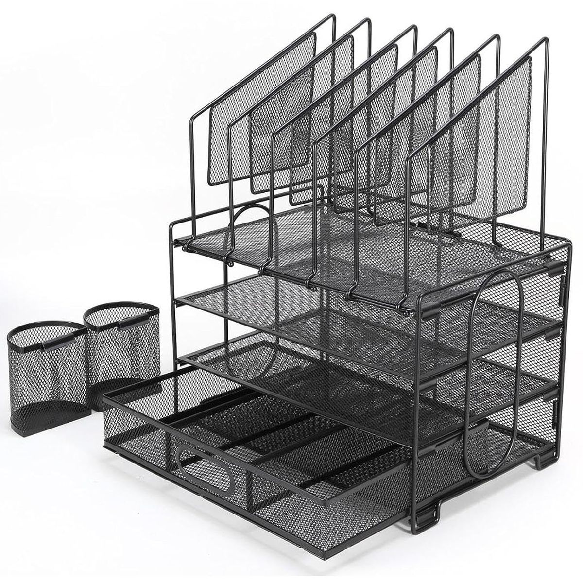 Desk Organizers with Drawer Tray File Holder for Magazine School Office ...