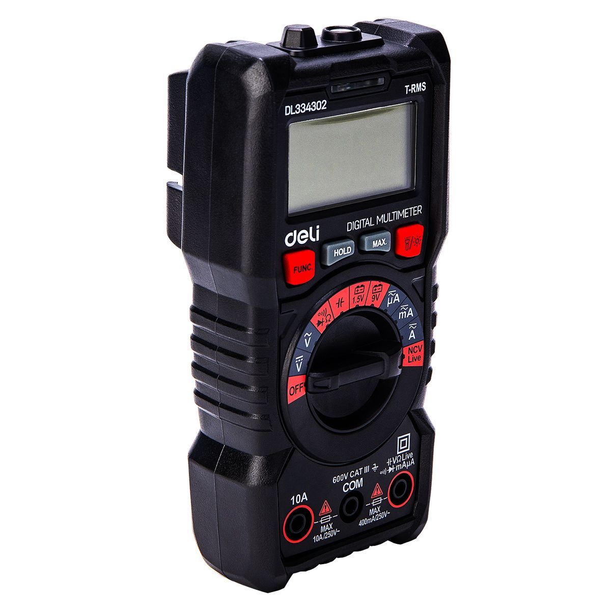 Deli Digital Multimeter Measure 3 3/4 CAT III 600V | Shop Today. Get it ...