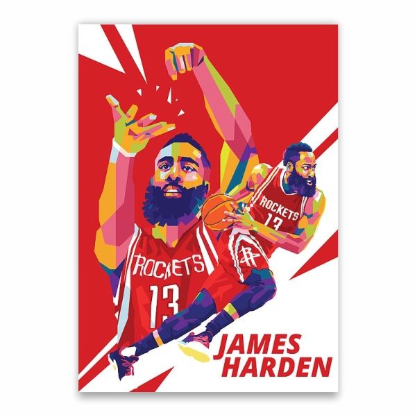 James Harden Red Poster - A1 | Shop Today. Get it Tomorrow! | takealot.com