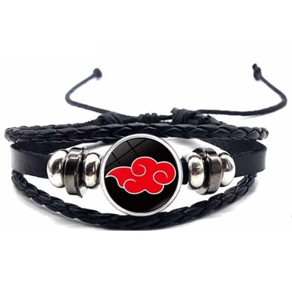 Naruto Anime Red Cloud Akatsuki Bangle Bracelet | Shop Today. Get it ...
