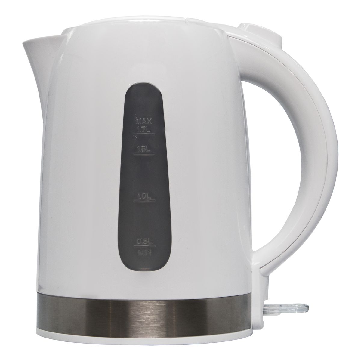 Elektra White Plastic Cordless Electric Kettle 1.7L with 360 Degree ...