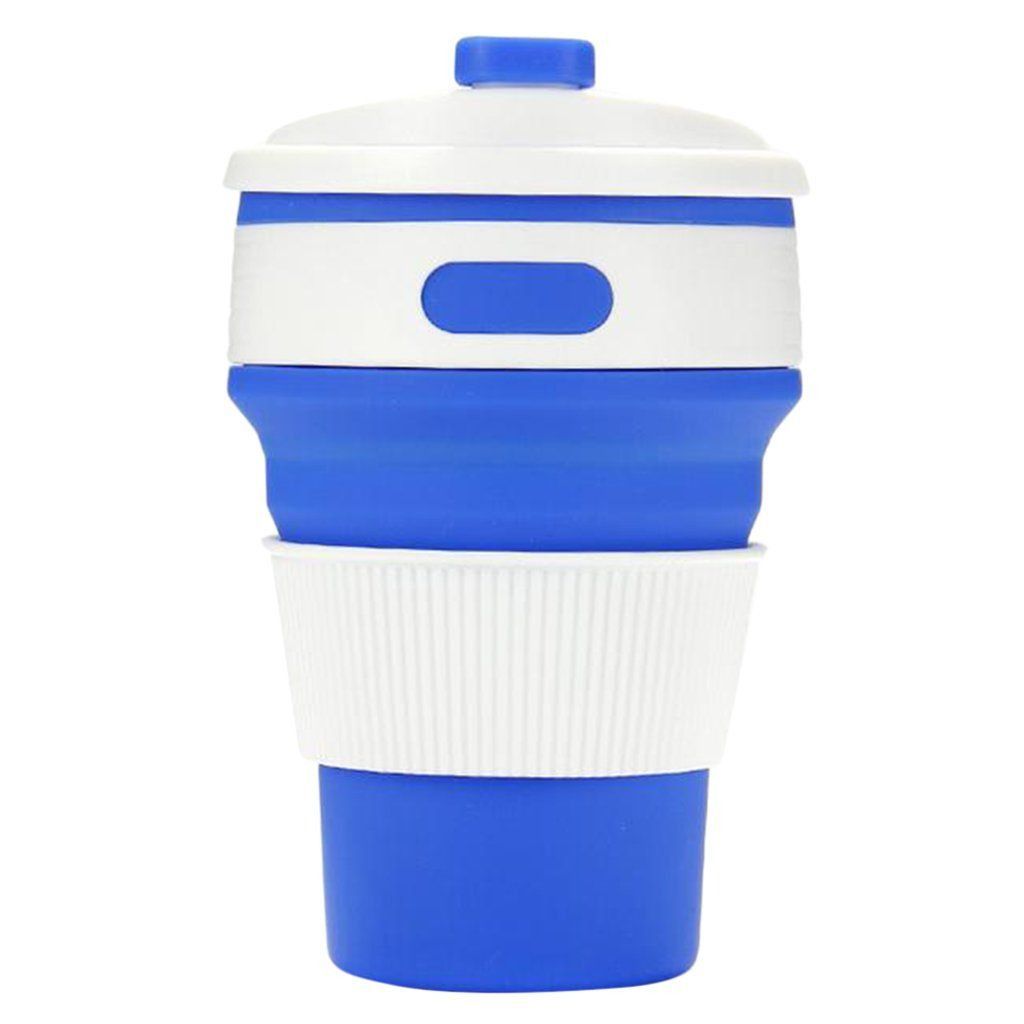 Collapsible Leak Proof Travel Silicone Coffee Cup-350ml | Shop Today ...