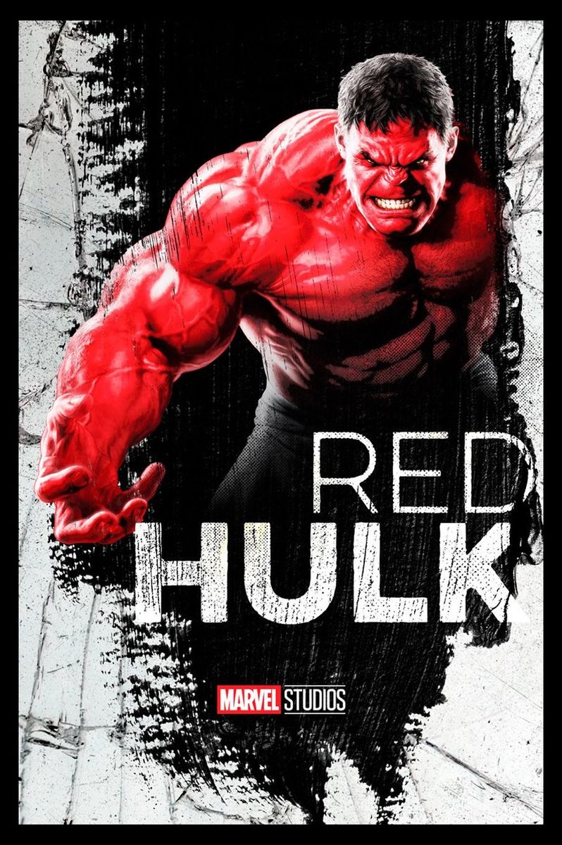 Captain America Brave New World - Hulk Poster with Black Frame | Shop ...