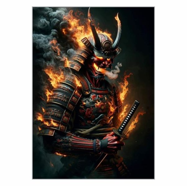 Samurai On Fire Poster - A1 | Shop Today. Get it Tomorrow! | takealot.com