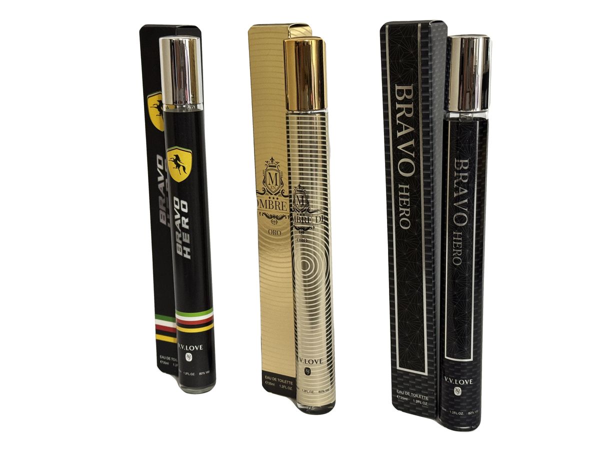 Bravo Hero - Hombre De Oro - Bravo Hero In Black 35Ml Gift Set Combo ...