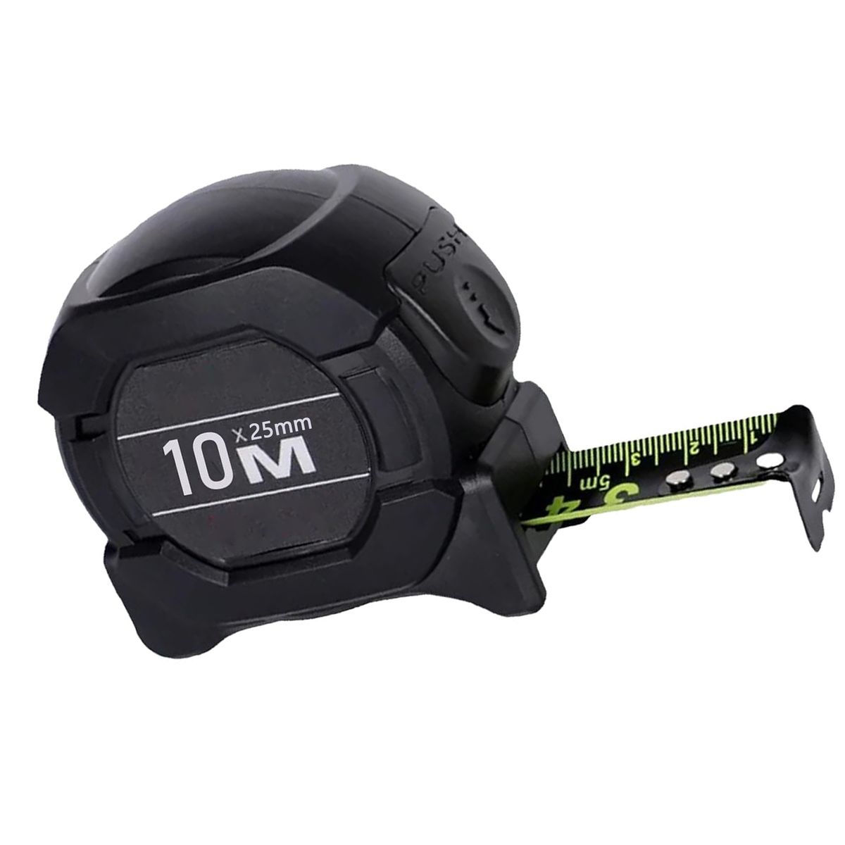 10M Fluorescent Steel Tape Measure Self Locking Shock High Precision ...