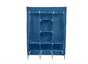Double Canvas Wardrobe - Blue | Shop Today. Get it Tomorrow! | takealot.com