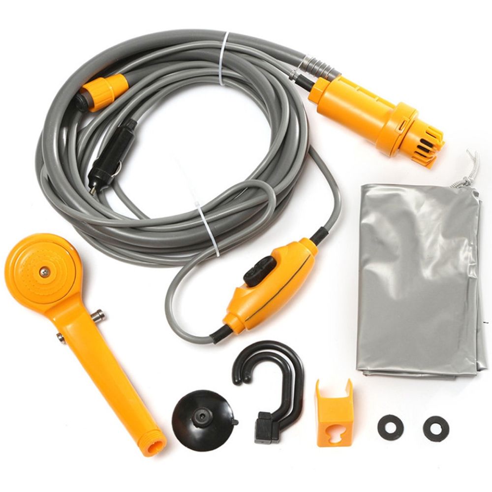 Camping Portable Automatic Shower Pump With Installation Accessories 2m ...