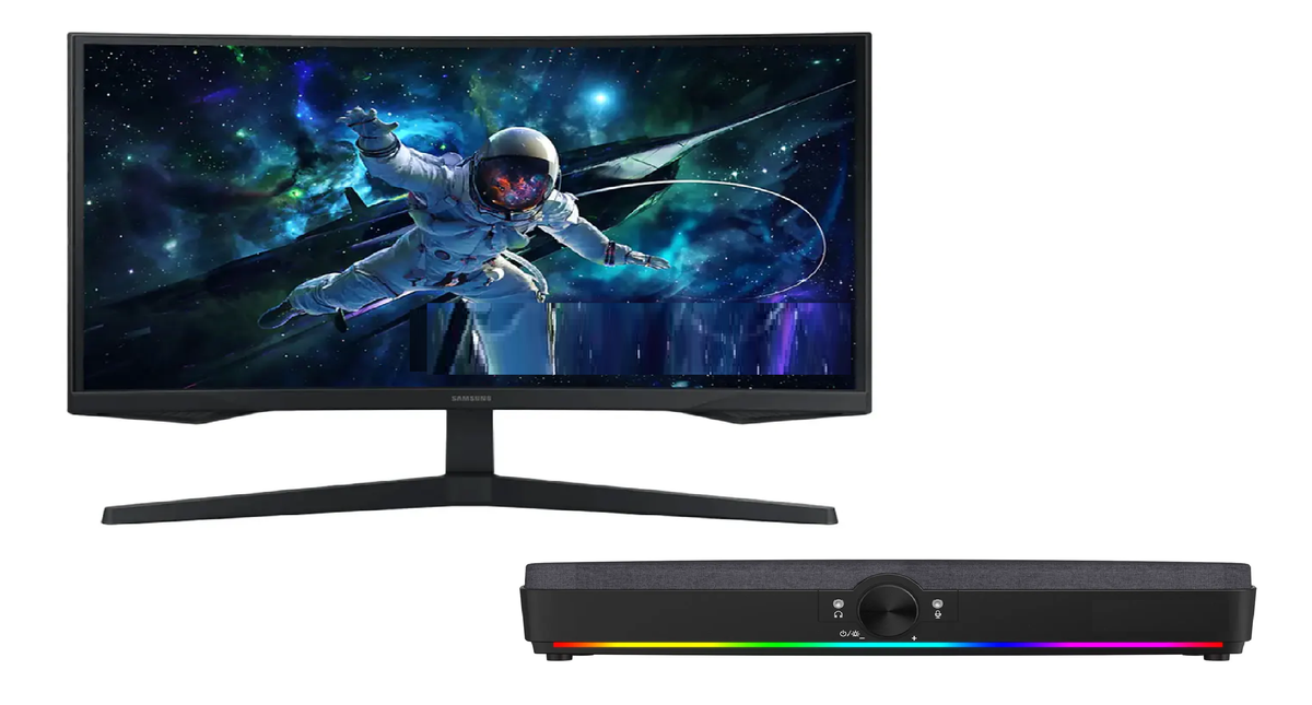 Samsung Odyssey G55C 27 1ms 165Hz Curved Gaming Monitor + CS RGB ...
