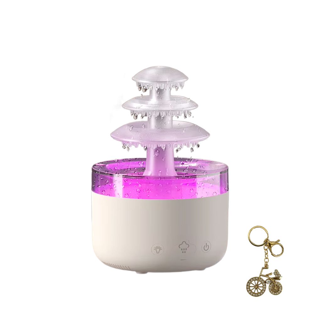 Water Drop Rain Cloud Aromatherapy Machine - 500ml and Keychain | Shop ...