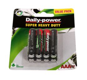 Daily Power - Super Heavy Duty Batteries - 8 Piece - AAA - 3 Pack ...