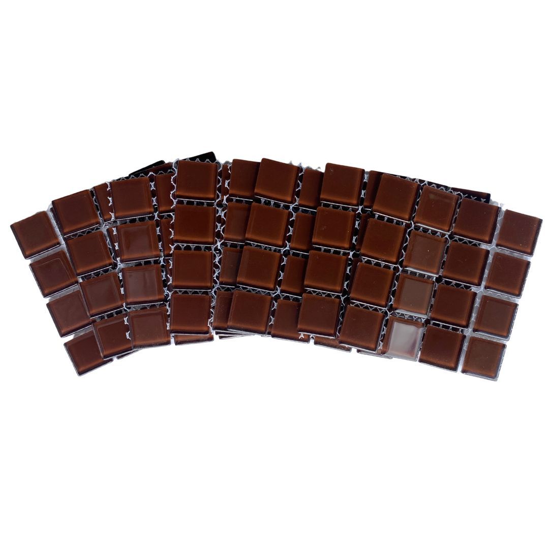 Mosaic Tiles Chocolate Brown Glass (small tiles for crafting) | Shop ...