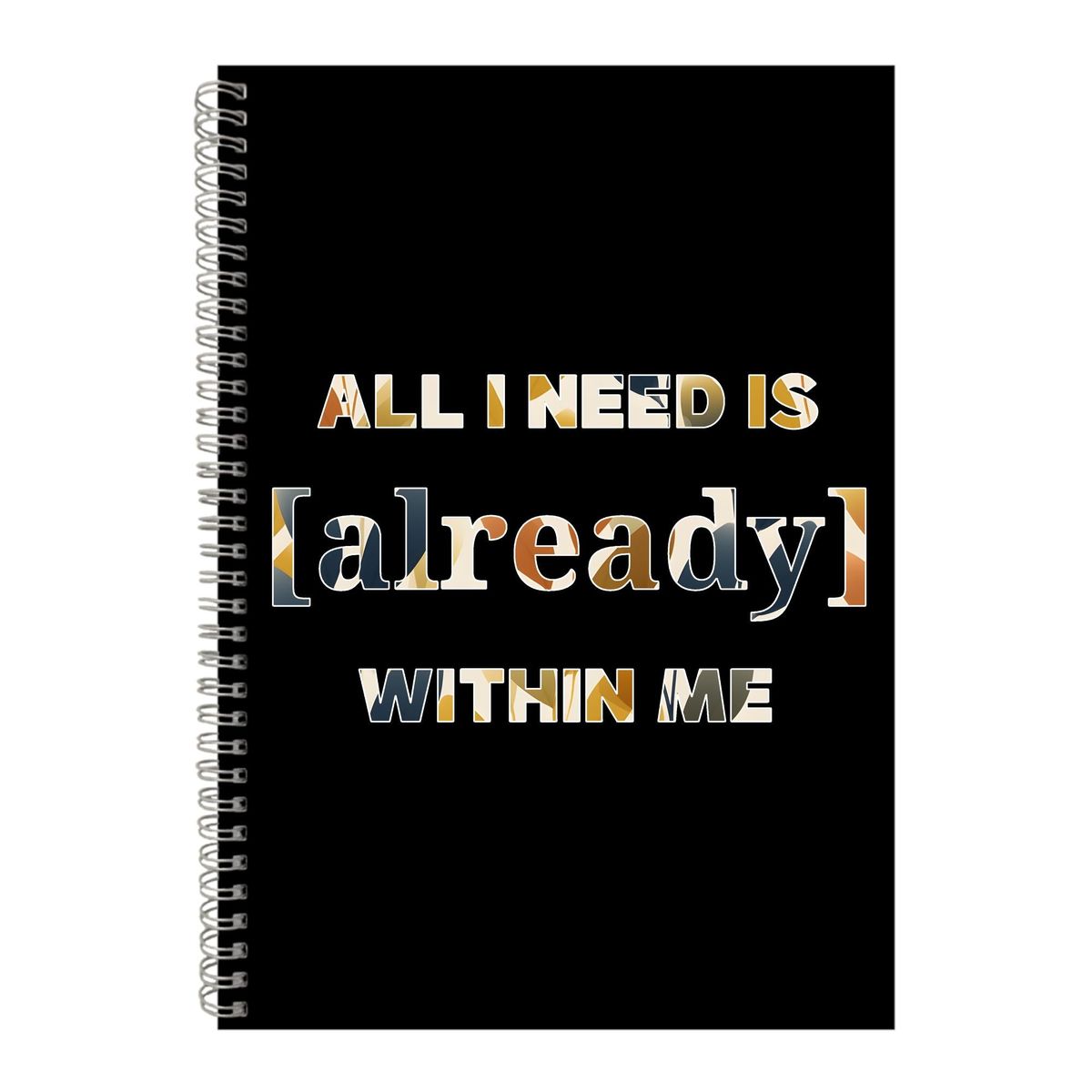 Already A4 Notebook Spiral and Lined Motivational Saying Graphic ...