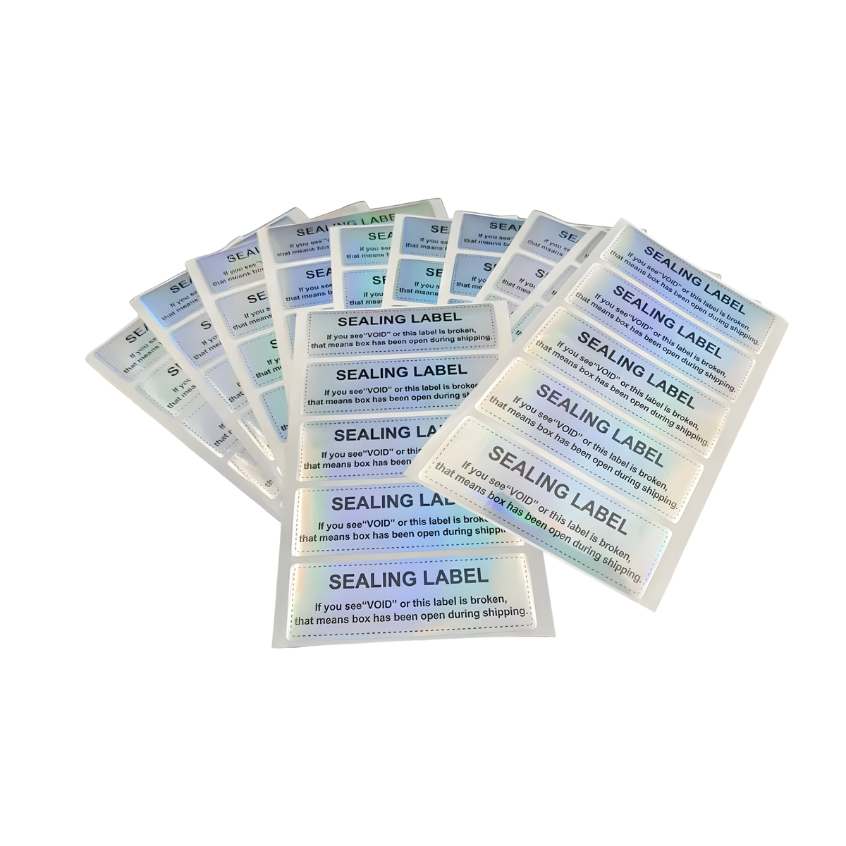 50pcs Security Seal Stickers - Glossy, Self-Adhesive & Residue-Free ...