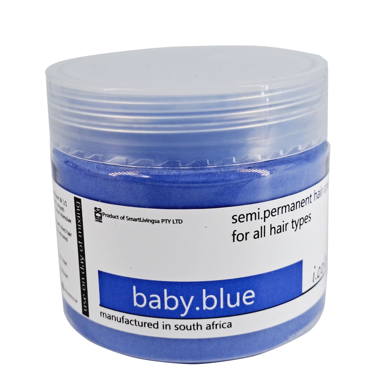 i.colour.me - Semi-Permanent Hair Pigment Powder - baby.blue - 150ml ...