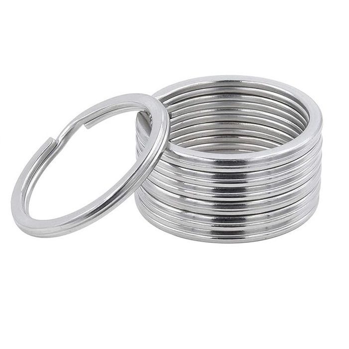 25mm Round Flat rings for keychains - 10 Pack | Shop Today. Get it ...
